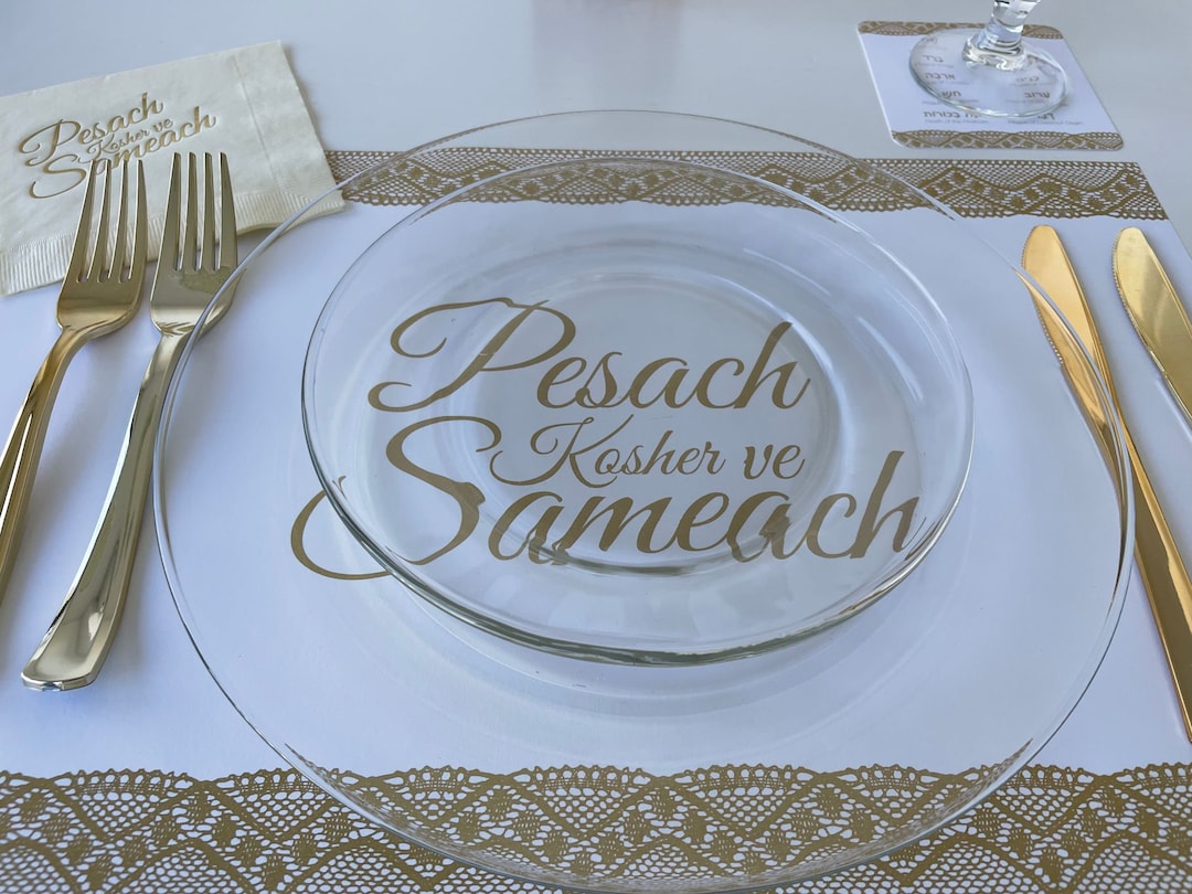 Passover, Set of 12 Placemats, Pesach, Paper Placemats, Lace, Table ...