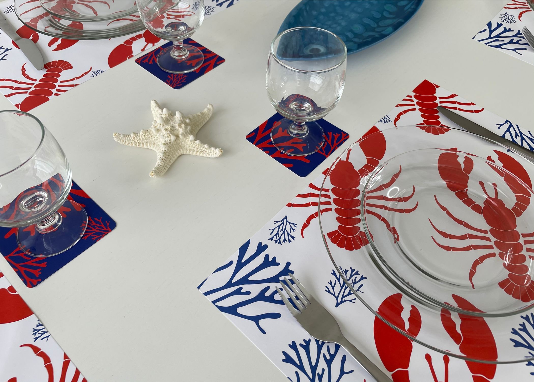 Coral, Set of 12 Coasters, Disposable, Summer Party, Beach Party ...