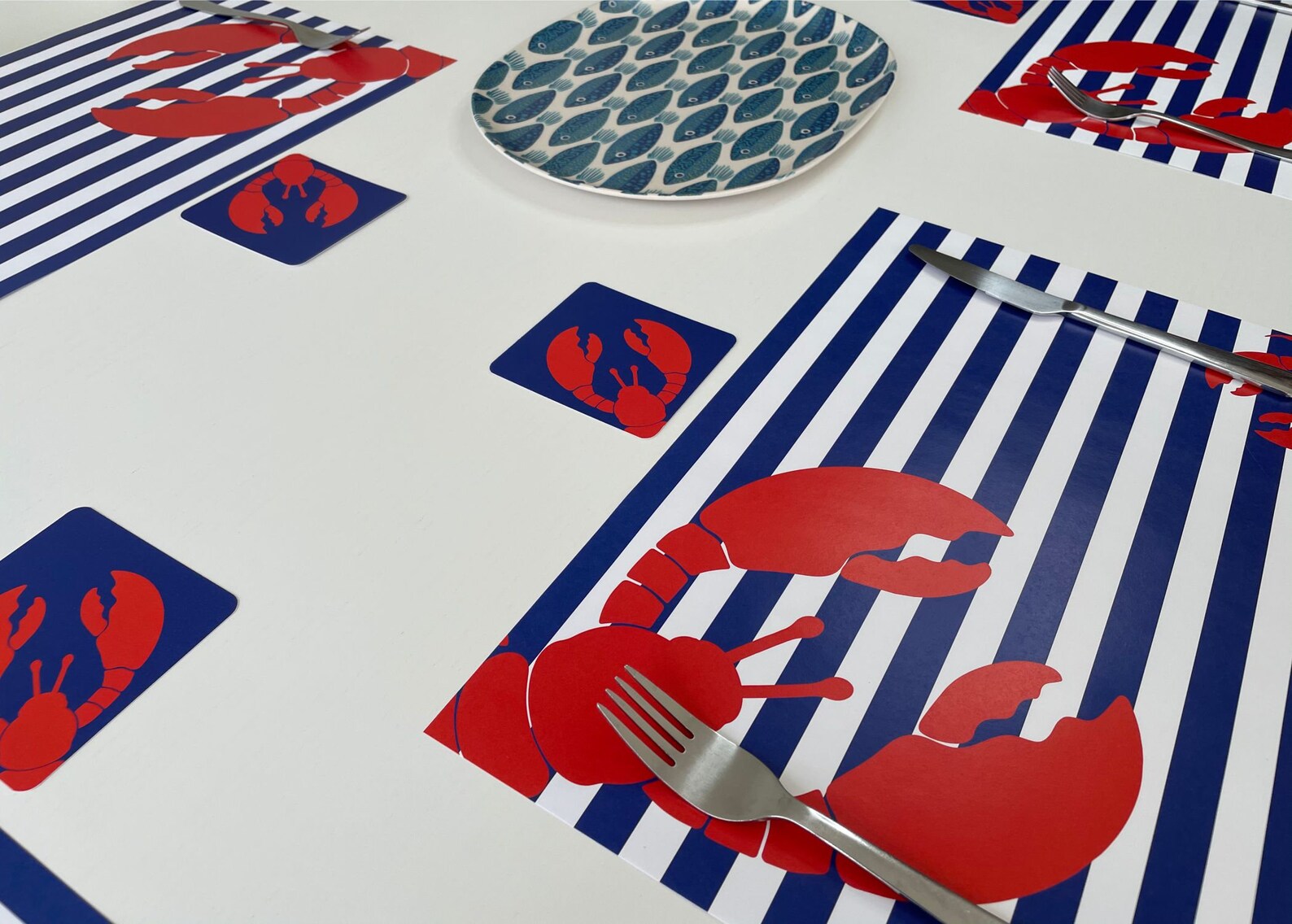 Lobster, Set of 12 11 X 17 Paper Placemats, Beach Party, Summer Party ...