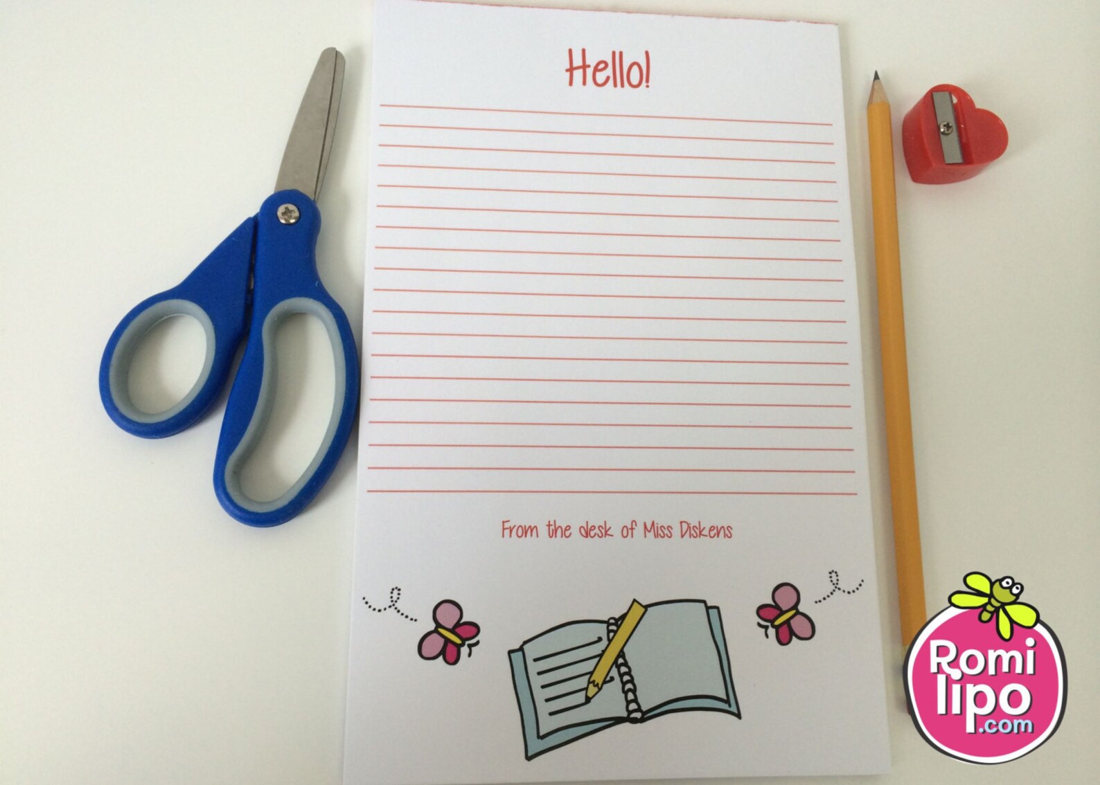 Teacher Notepad Set of 2 Personalized Notepads 50 Sheets - Etsy