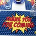 Super Hero Party, Set of 12 11 X 17 Placemats, Super Hero Placemat ...