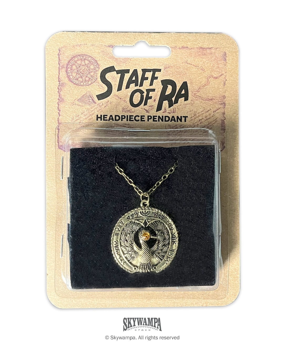 Staff of Ra Pendant Necklace Replica - Indiana Jones - in Collectable ...
