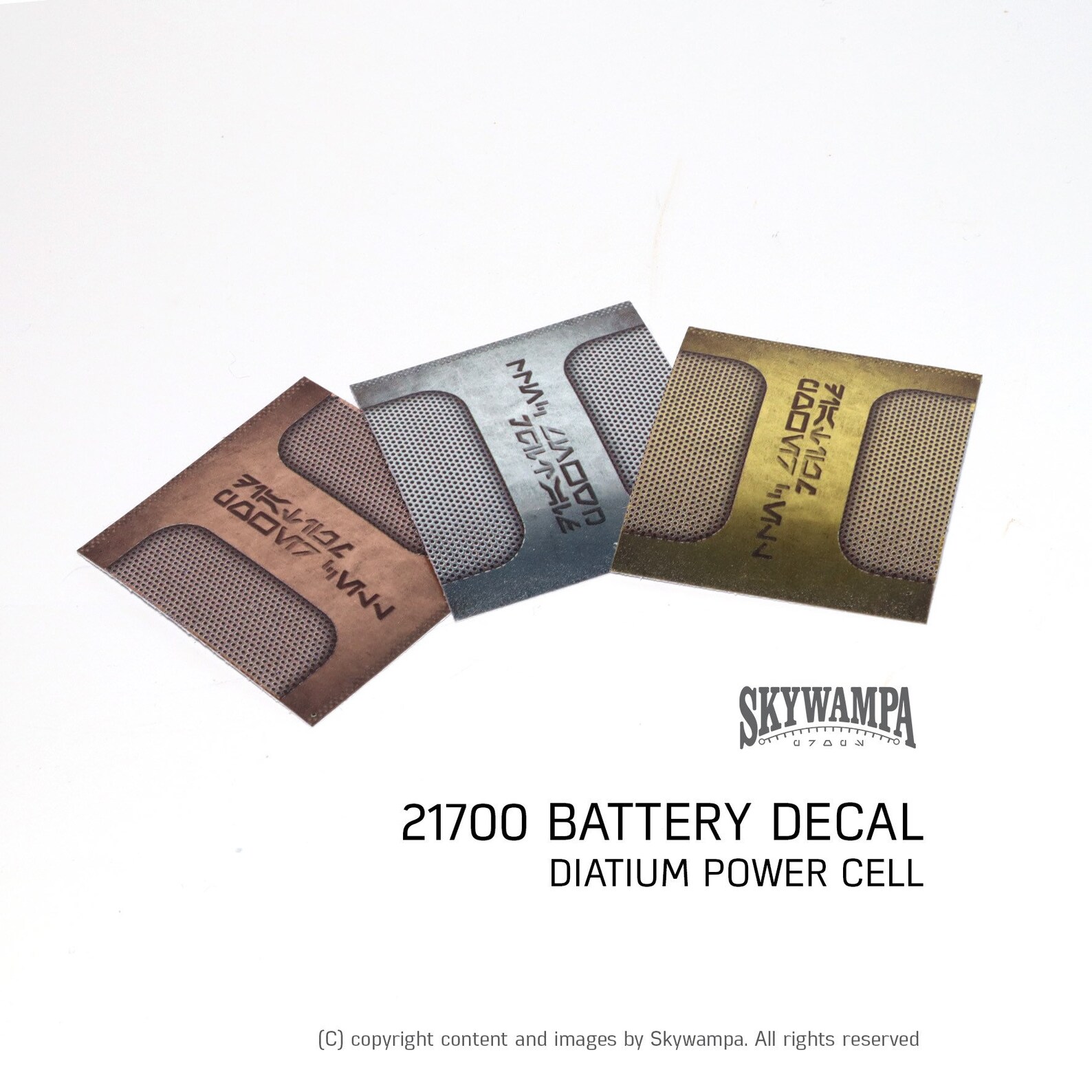 21700 Diatium Power Cell Battery Decal Sticker Made to Fit - Etsy