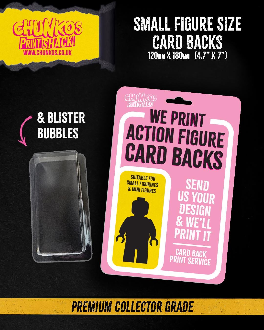 Custom Action Figure Card Backs – Collector Grade With Blister Bubble ...