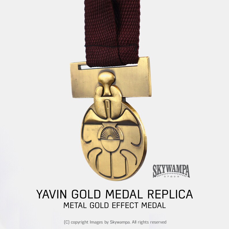 Ceremonial Medal of Yavin Fully Wearable Metal Prop Replica - Etsy