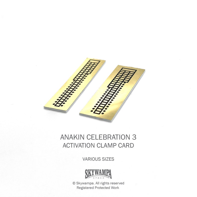 ROTS Anakin Clamp Circuit Card - Celebration 3 Version - Various Sizes ...