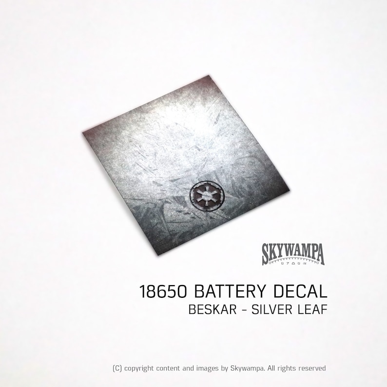 18650 Battery Decal Sticker Made to Wrap Lithium Ion Battery Lightsaber ...