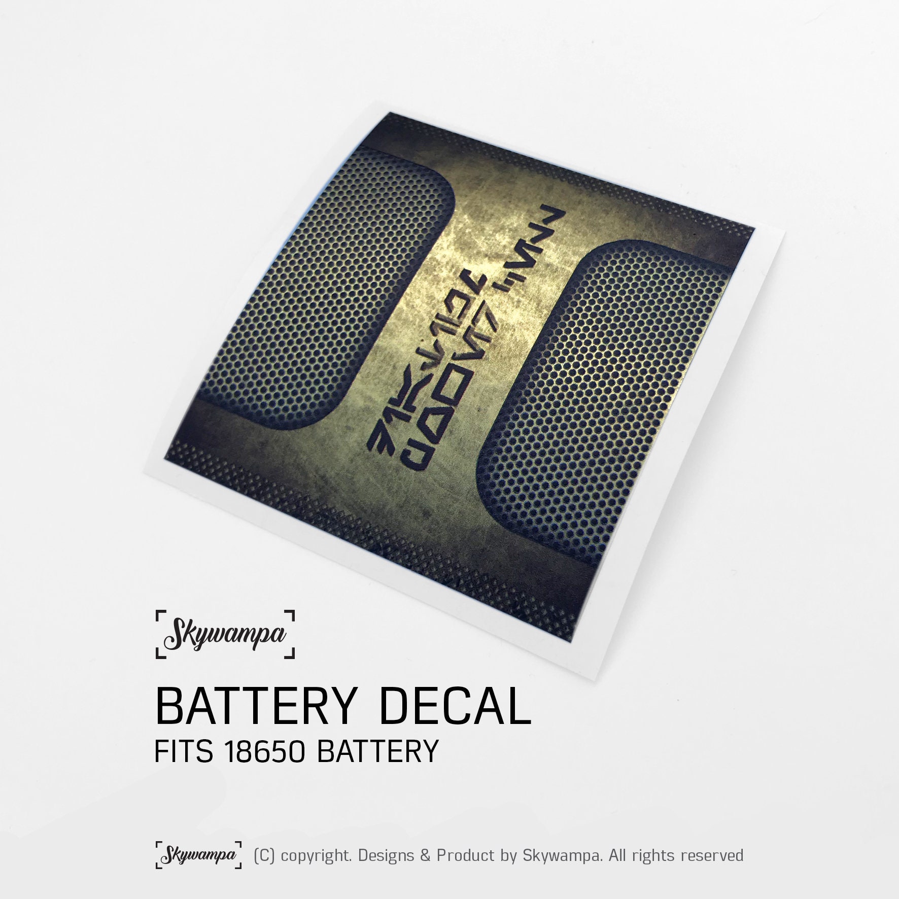 Diatium Power Cell Battery Wrap Decal Sticker Made to Fit - Etsy