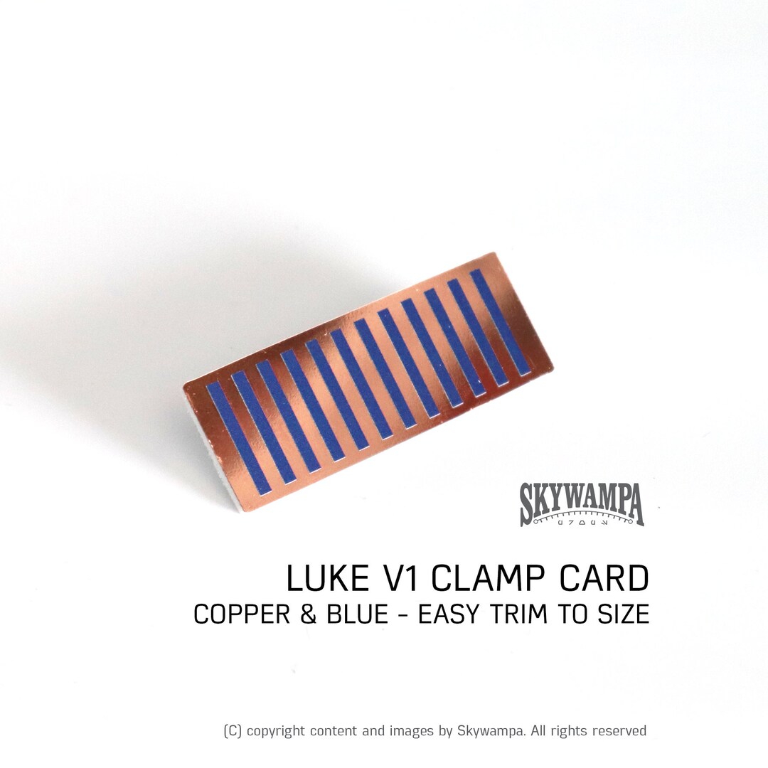 Lightsaber Activation Clamp Card LUKE ROTJ V1 Oversize Copper/blue - Etsy