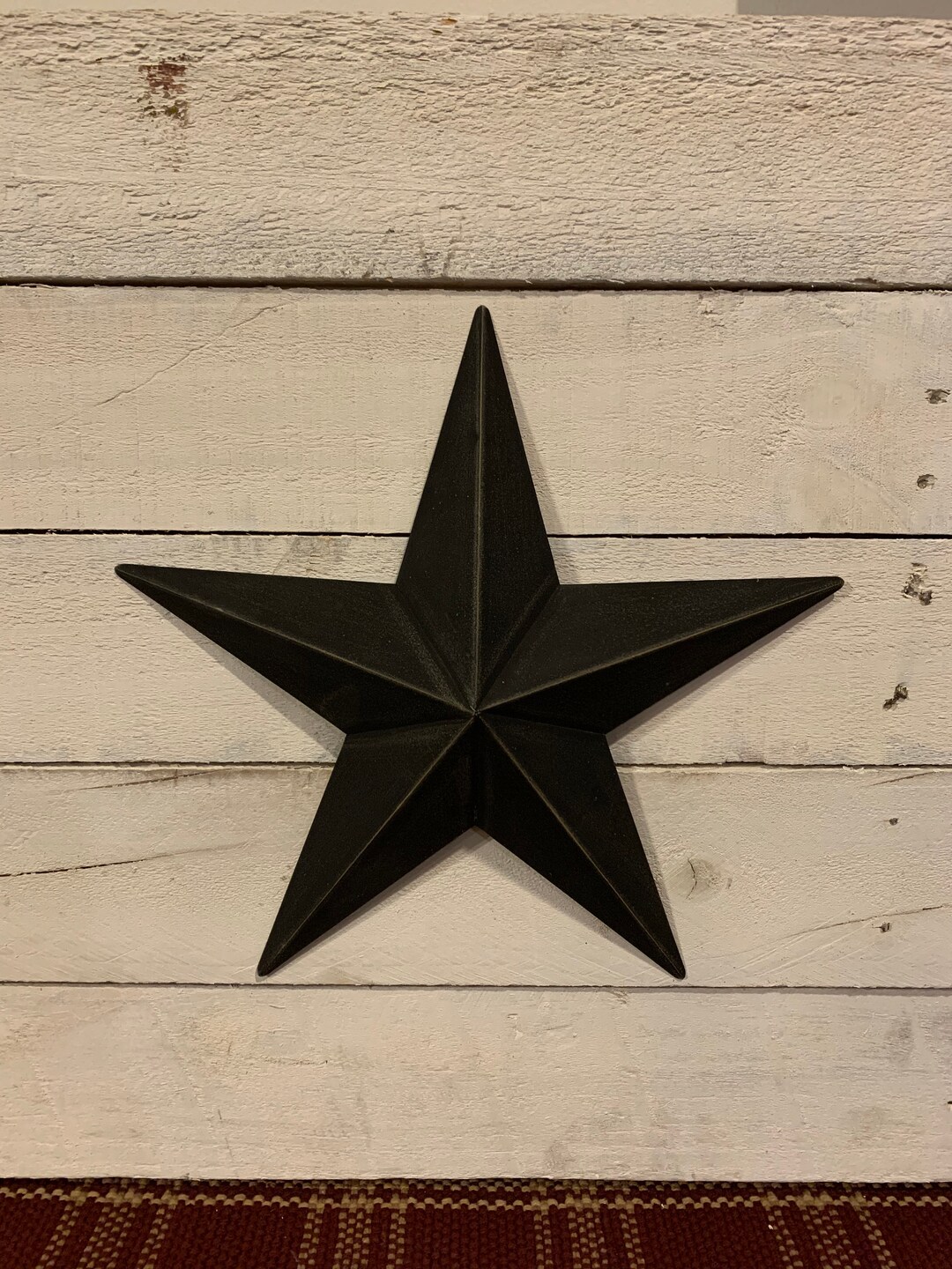 Home Decor Metal 12 Inch Black Star Farmhouse Decor Primitive Decor ...