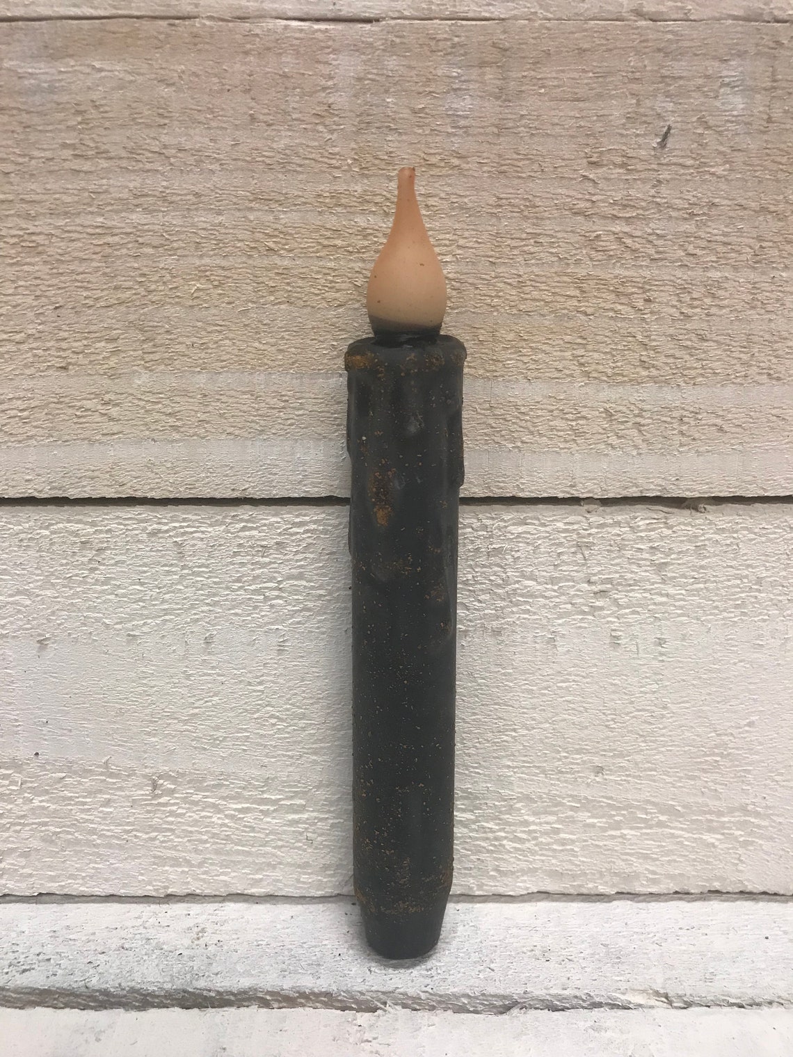 Timer Taper Candle Wax Dipped 7 Inch Flickering Candle Battery Operated ...