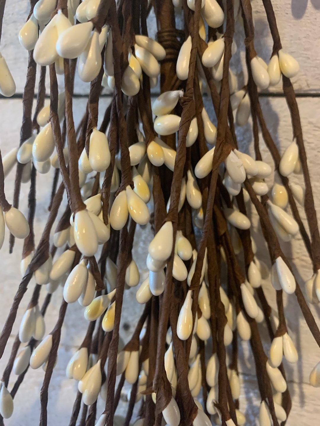 Berry Garland Pip Berries Cream Berries Farmhouse Decor Primitive Berry ...