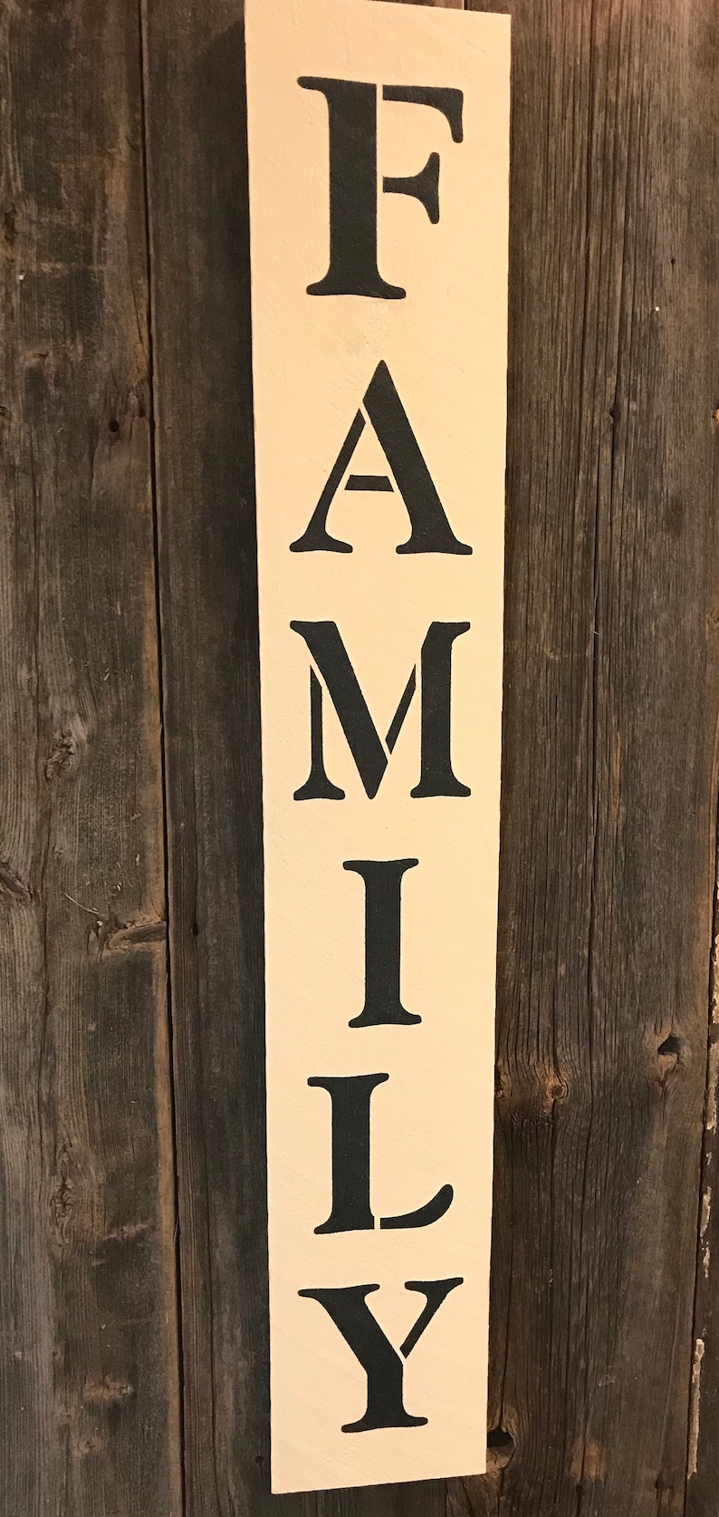 Sign Family Extra Large Porch or Wall Sign Farmhouse Decor | Etsy