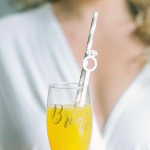 Diamond Ring Stir Sticks Engagement Bridal Shower - Etsy