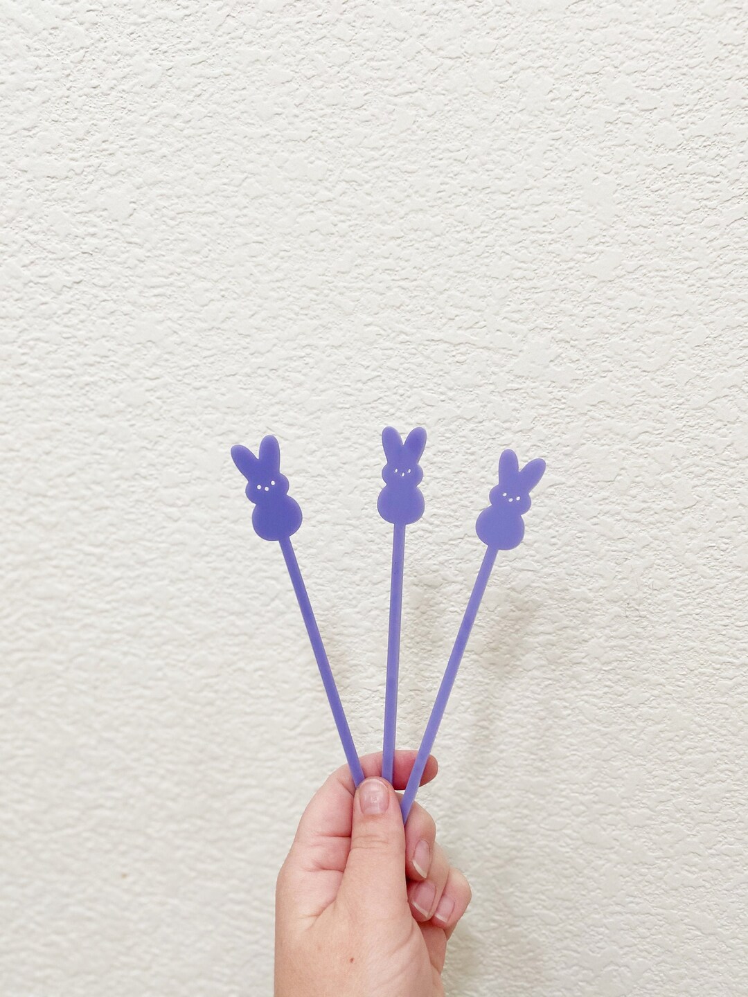 Peeps Inspired Easter Stir Sticks,bunny,drink Stirrer,rabbit,swizzle ...