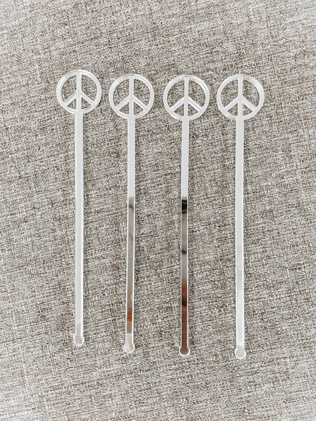 Peace Sign Drink Stirrer,peace,swizzle Sticks,drink Stirrer,cocktail ...