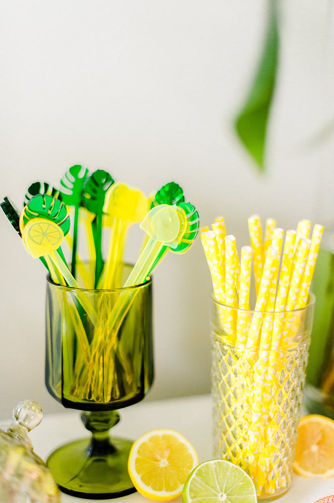 Lemon Stirrer, Half Lemon,fiesta,citrus,palm Springs Event,swizzle ...