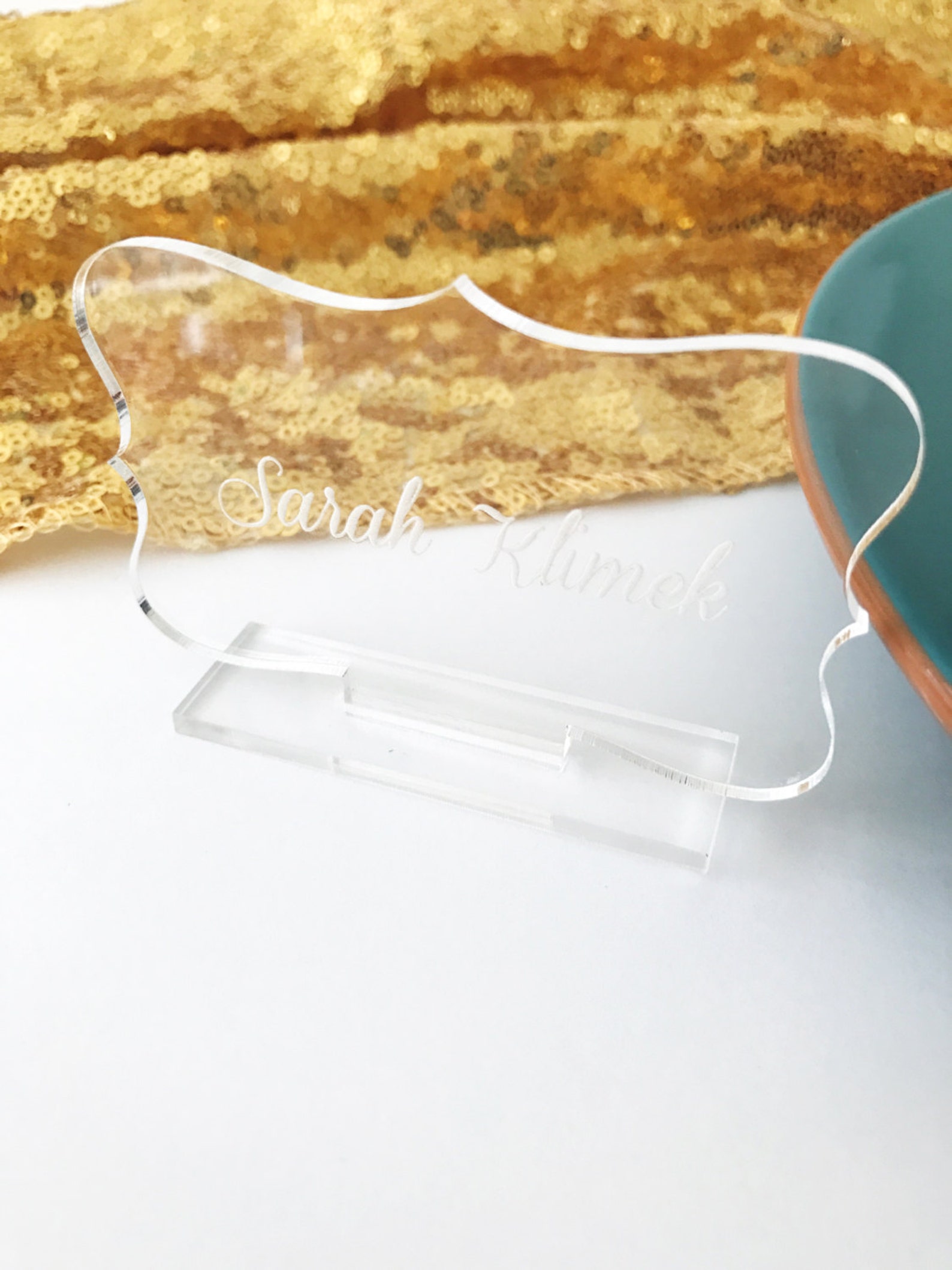 Acrylic Place Cardsetched Acrylic Place Settingescort - Etsy