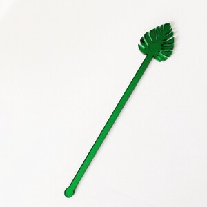 Palm Leaf Drink Stirrer Set,decor,monstera,leaves,fall Leaves,holiday ...