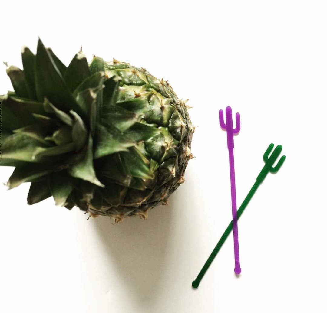 Cactus Stirrer,fiesta,cacti,palm Springs Event,swizzle Sticks,drink ...
