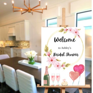 Wedding Welcome Sign, Welcome Poster, Printable Wedding Welcome Banner ...