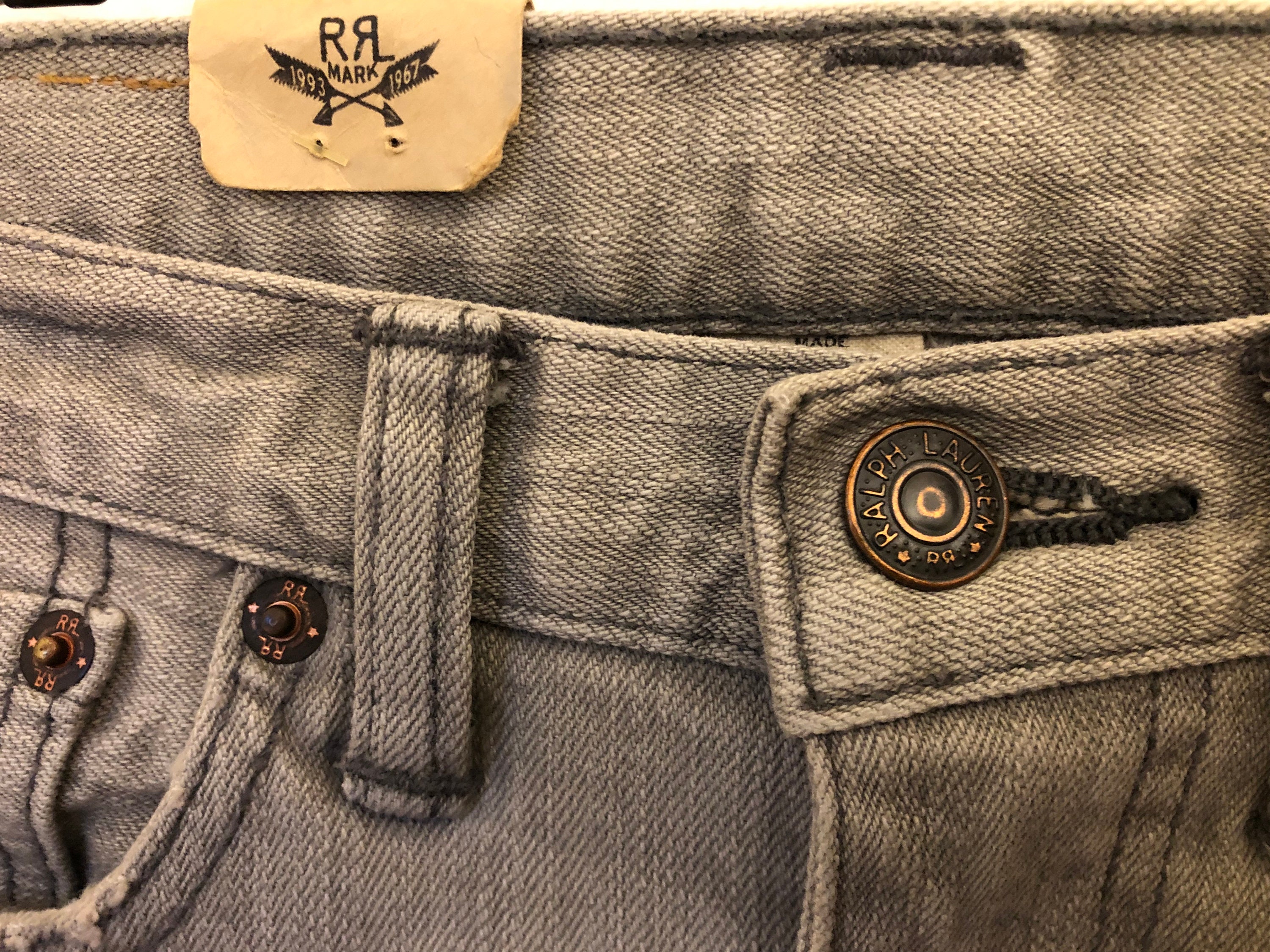 New Double RL Ralph Lauren RRL Selvedge Shuttle Woven Denim New Double RL Ralph Lauren RRL Selvedge Shuttle Woven Denim