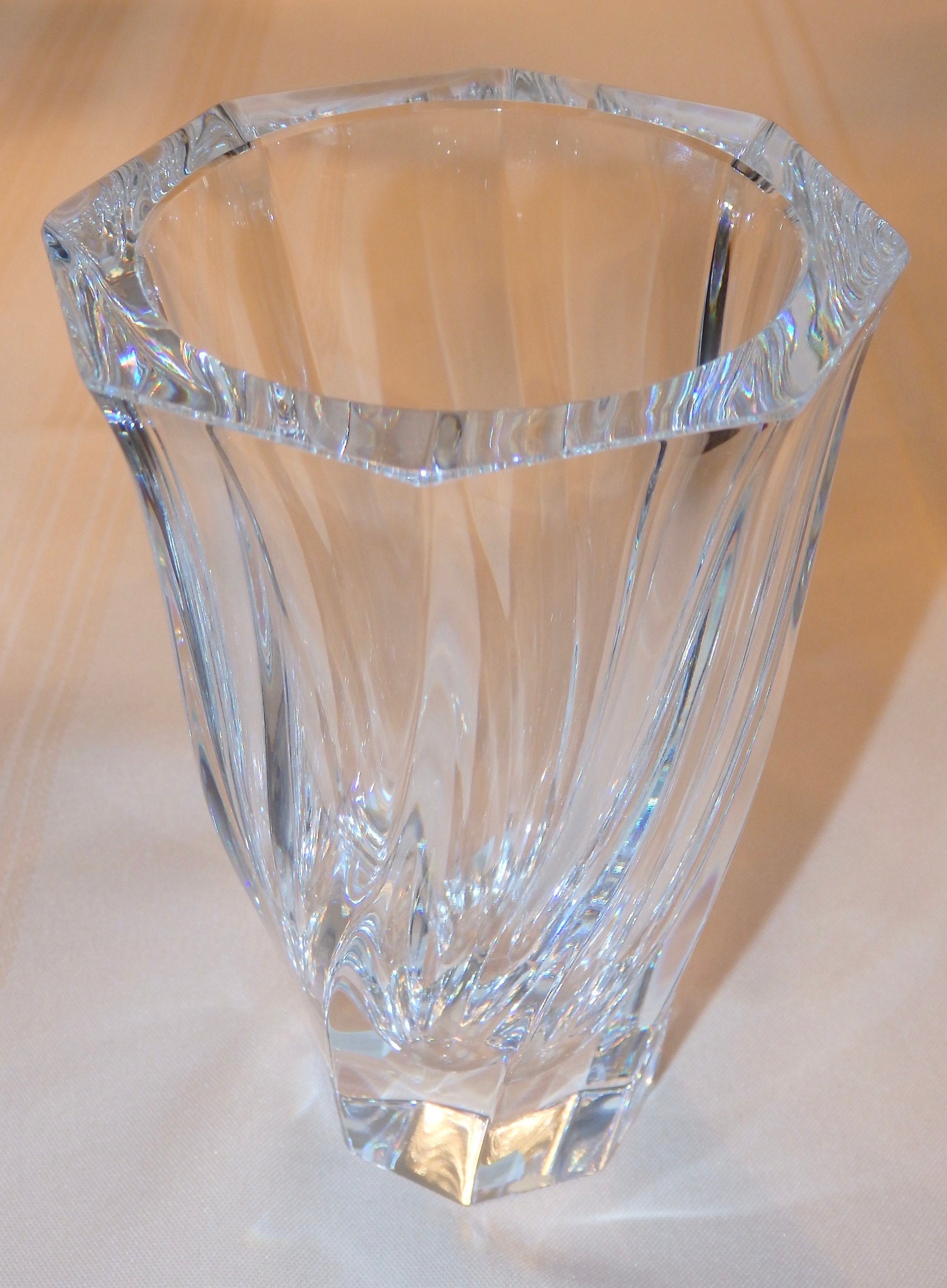 Orrefors Sweden Crystal Residence Vaseolie Alberiustapered - Etsy