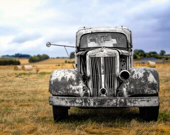 Old Farm Vehicle - Etsy