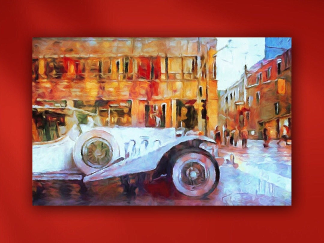 Chevrolet Excalibur Classic Car Stretched Canvas or Unframed Giclée ...