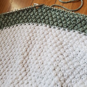 Knit Pattern PDF - Cozy Colorblock Blanket - Etsy