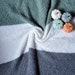 Knit Pattern PDF - Cozy Colorblock Blanket - Etsy