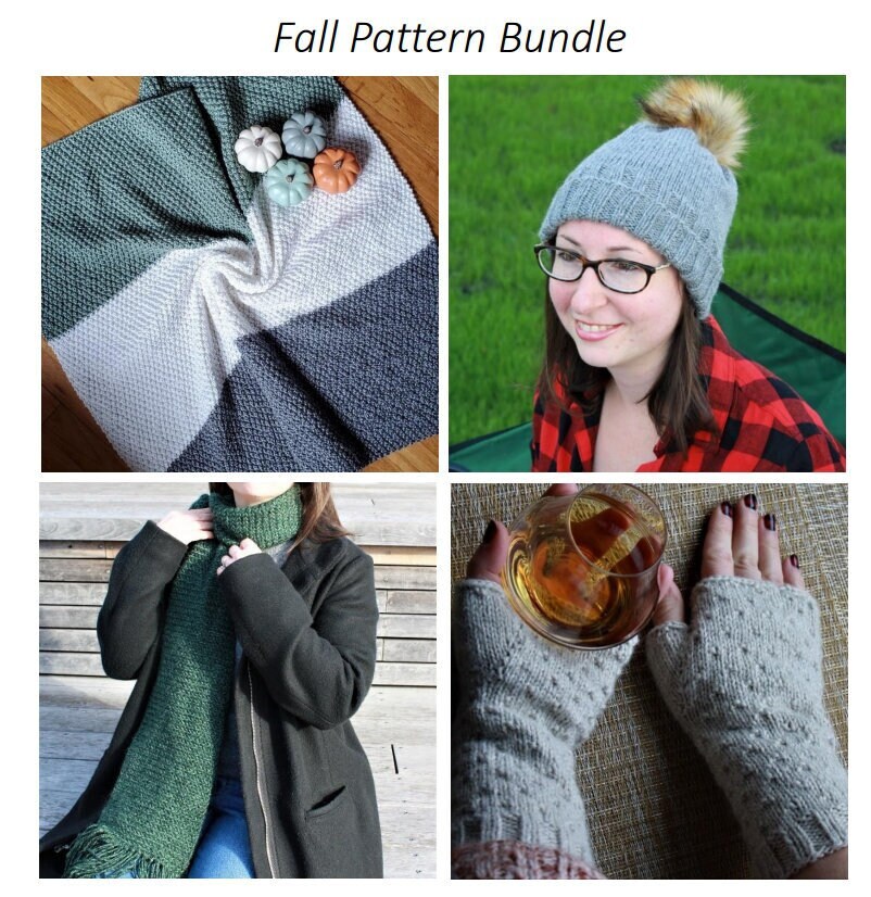 Knit Pattern PDF - Fall Pattern Bundle - Etsy