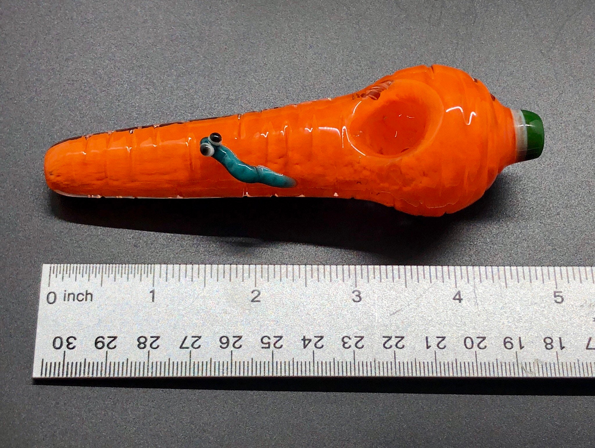 Carrot Glass Smoking Pipe Carrot Glass Pipe Carrot Pipe Etsy