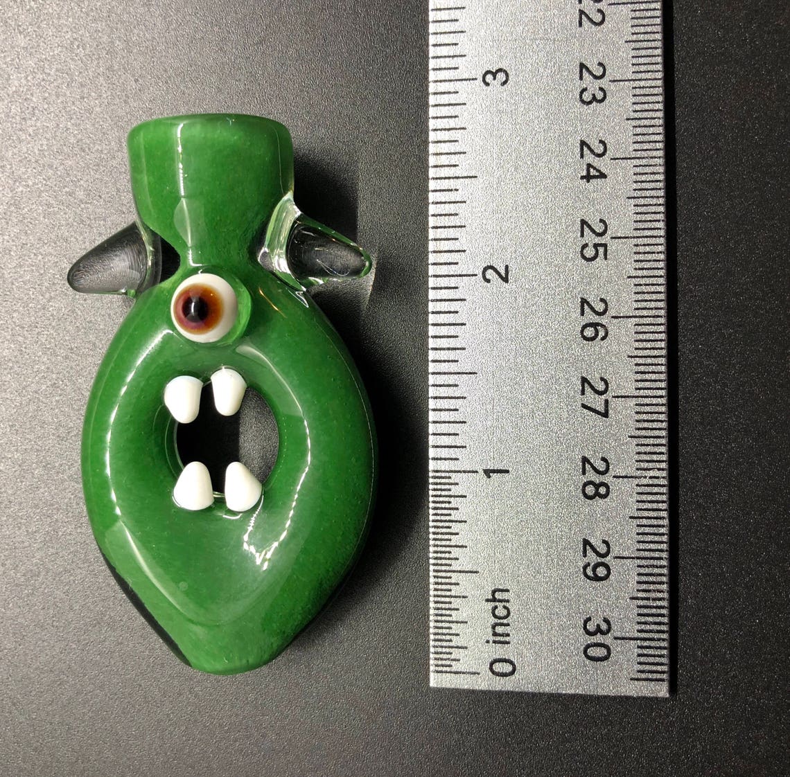 Monster Glass Chillum One Eyed Monster Glass Smoking Pipe | Etsy