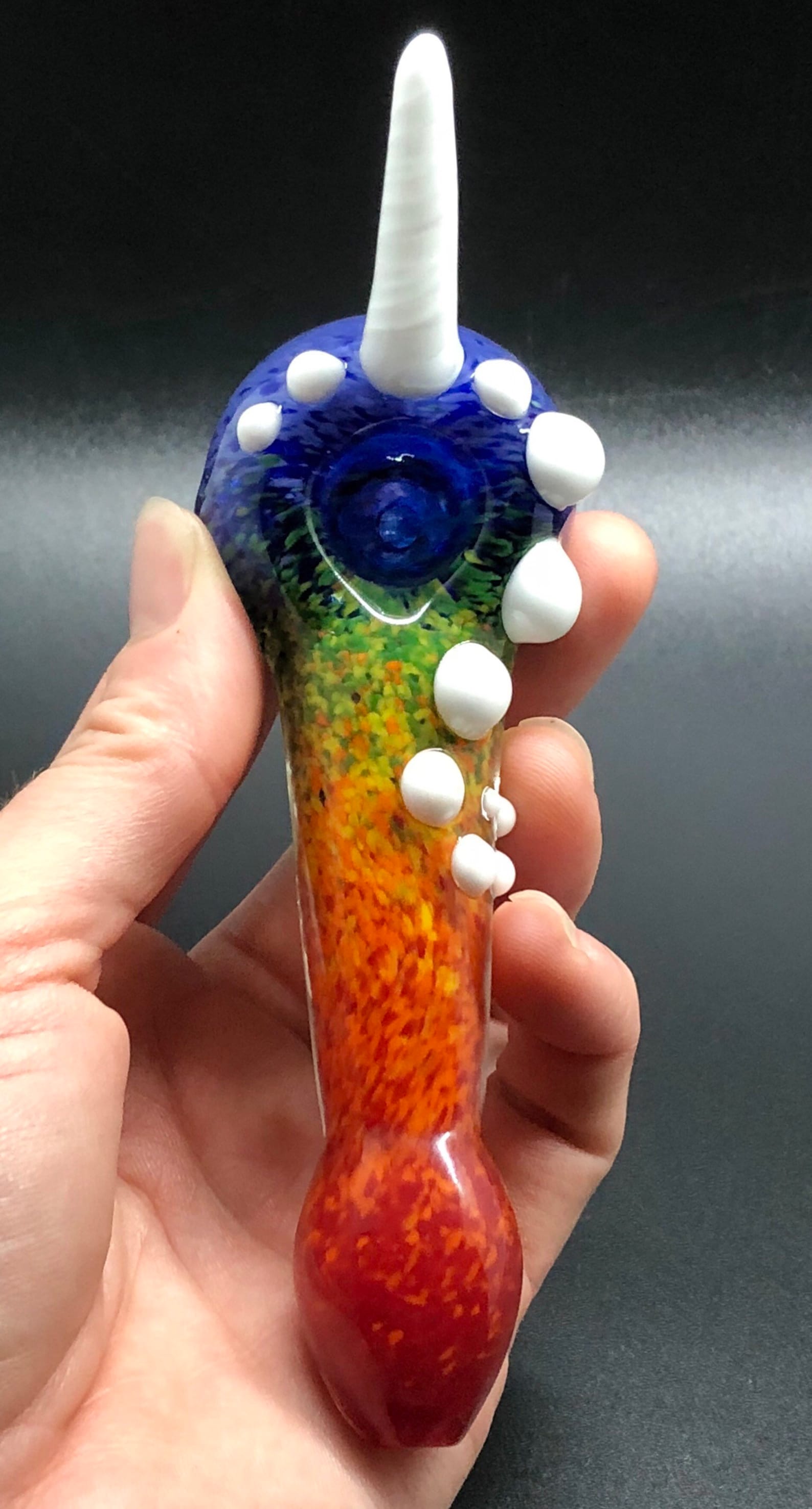 Unicorn Glass Pipe Rainbows and Unicorns Glass Smoking Pipe | Etsy