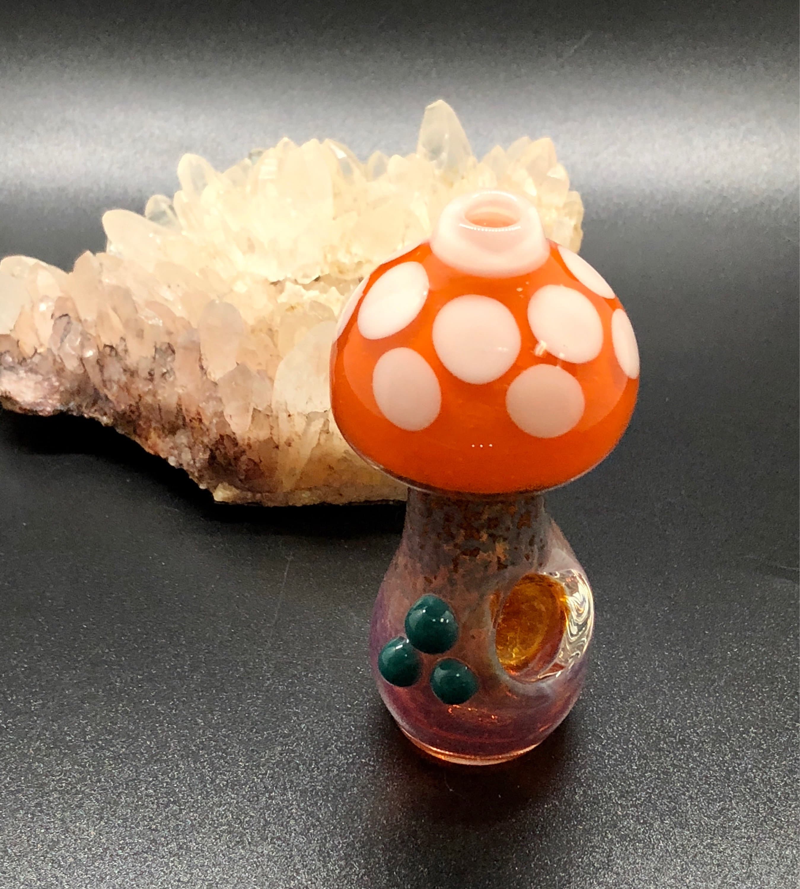 Mushroom Glass Smoking Pipe Shroom Glass Pipe Mushroom Pipe - Etsy