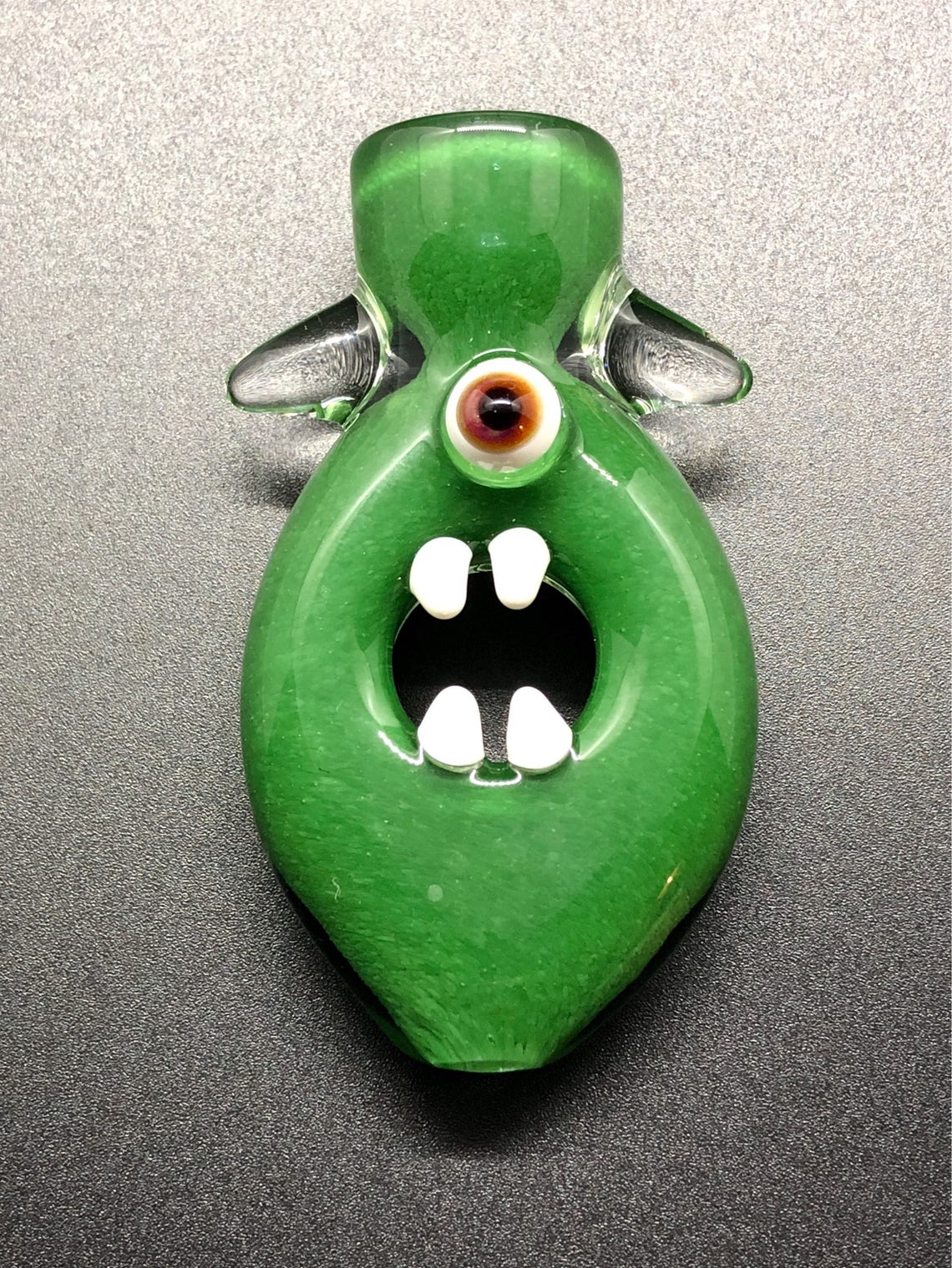 Monster Glass Chillum One Eyed Monster Glass Smoking Pipe | Etsy