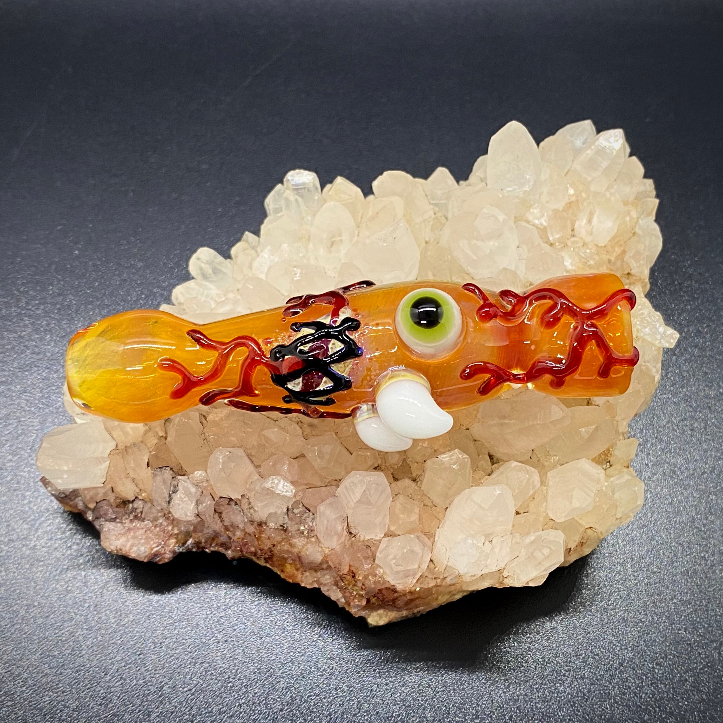 Zombie Glass Smoking Pipe Zombie Glass Pipe Eyeball Glass | Etsy