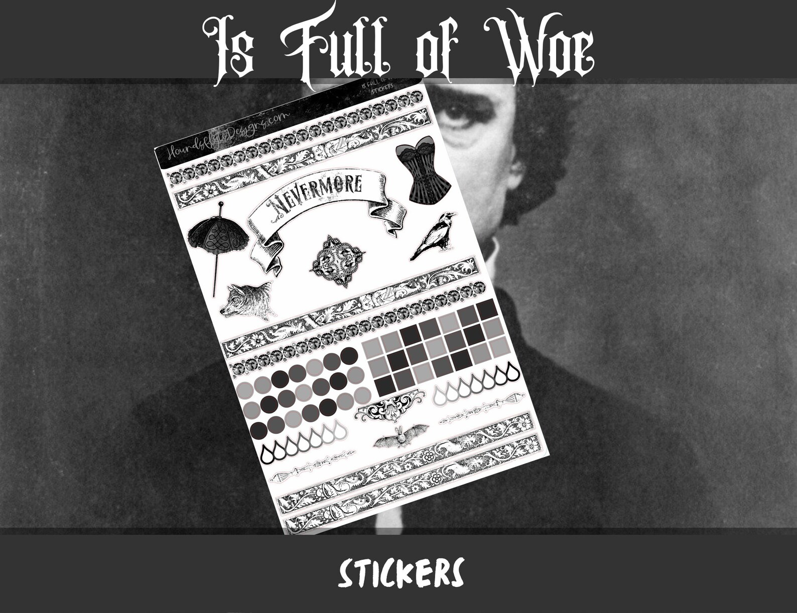 Planner Stickers - is Full of Woe - Etsy