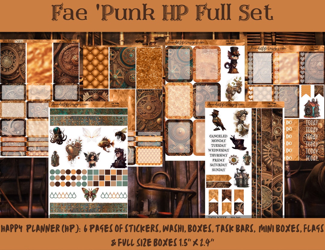 Planner Stickers Fae 'punk - Etsy