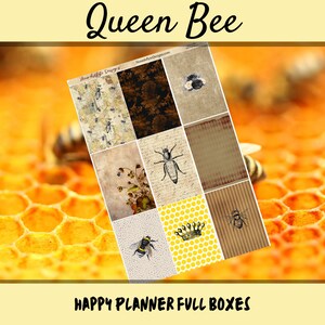 Planner Stickers - Queen Bee - Etsy