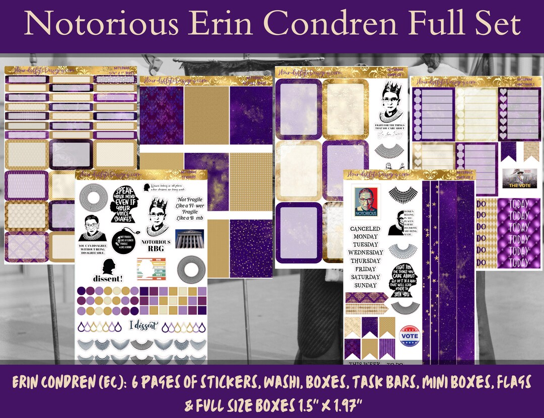 Planner Stickers - Notorious - Etsy