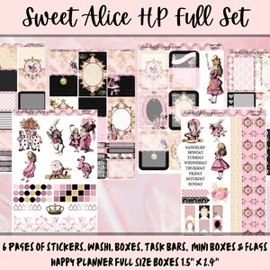 Planner Stickers - Sweet Alice - Etsy
