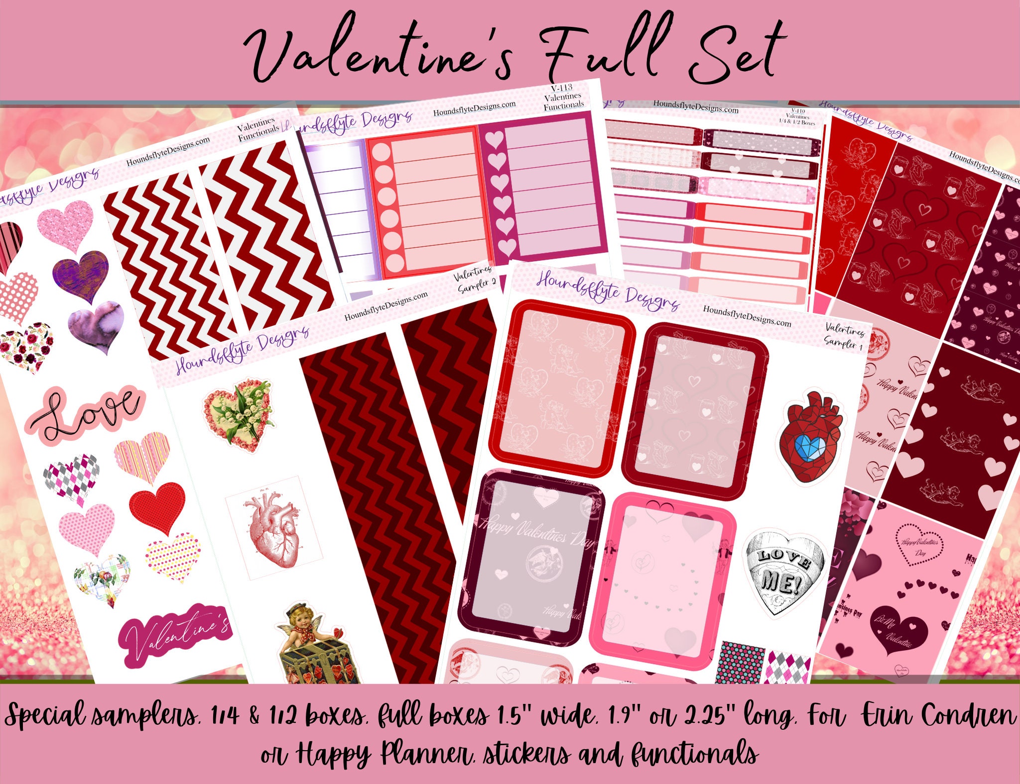 Planner Stickers Valentine's Day - Etsy