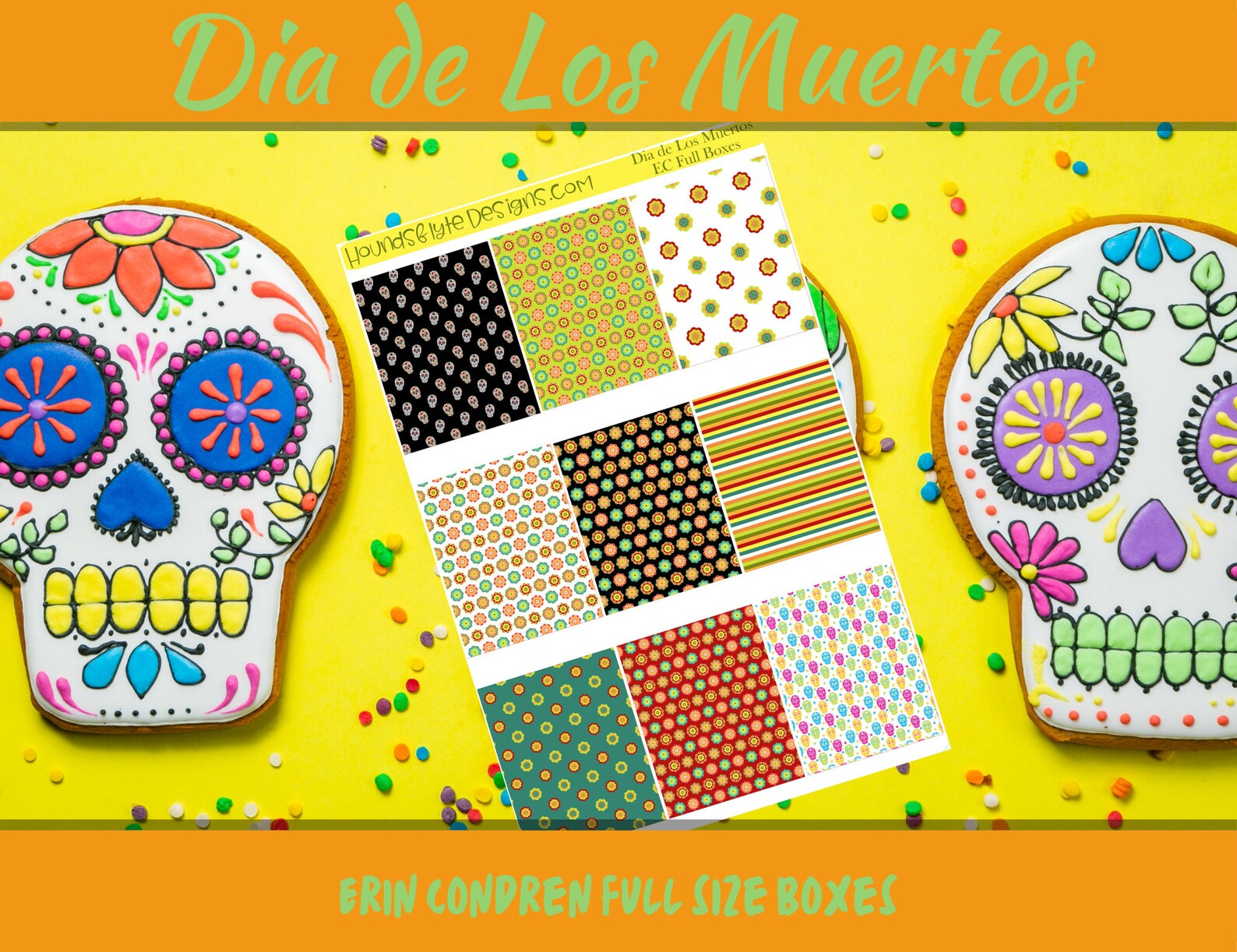 Planner Stickers Dia de Los Muertos | Etsy