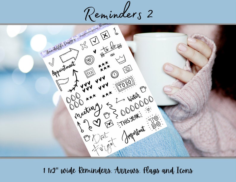 Planner Stickers Reminders - Etsy