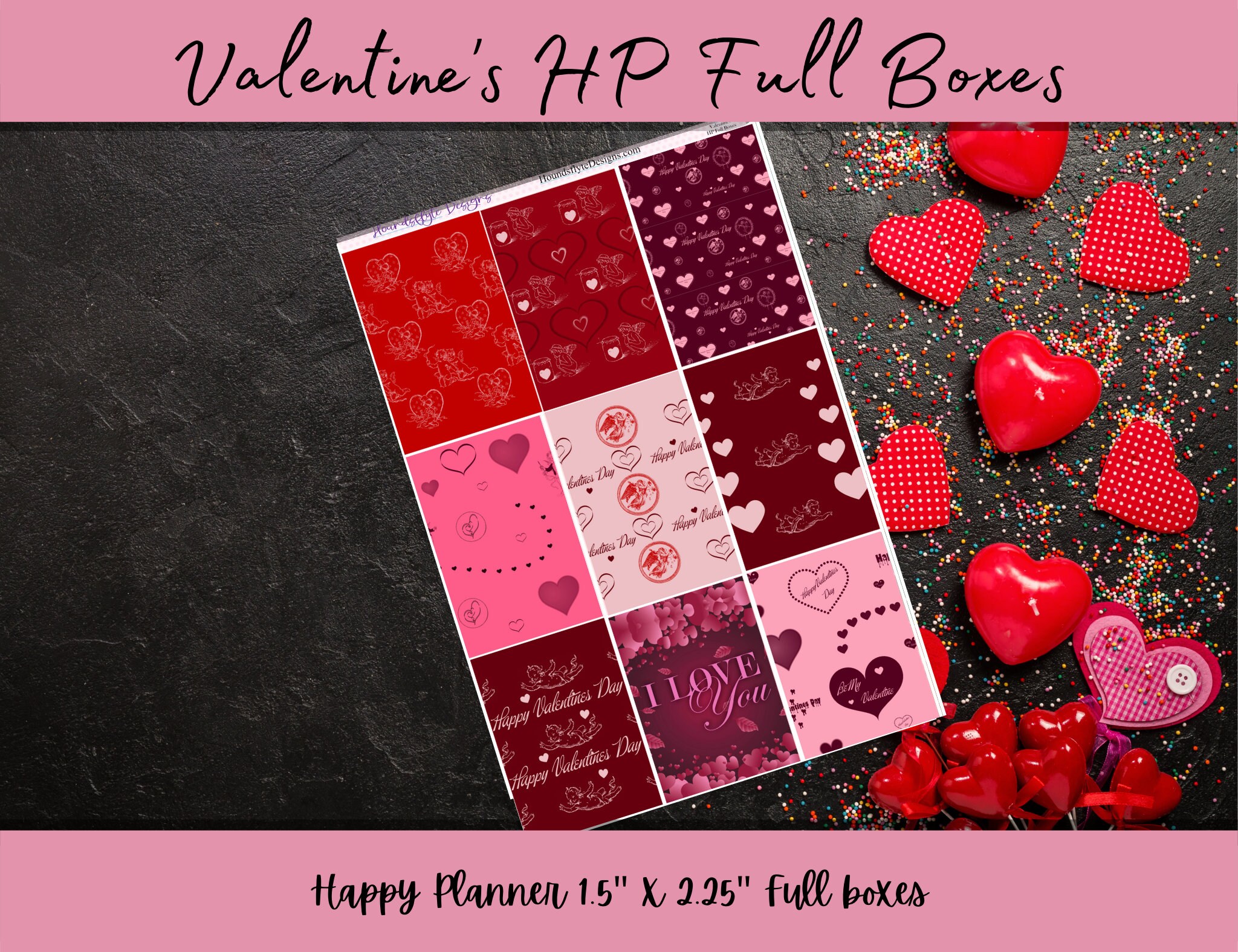 Planner Stickers Valentine's Day - Etsy