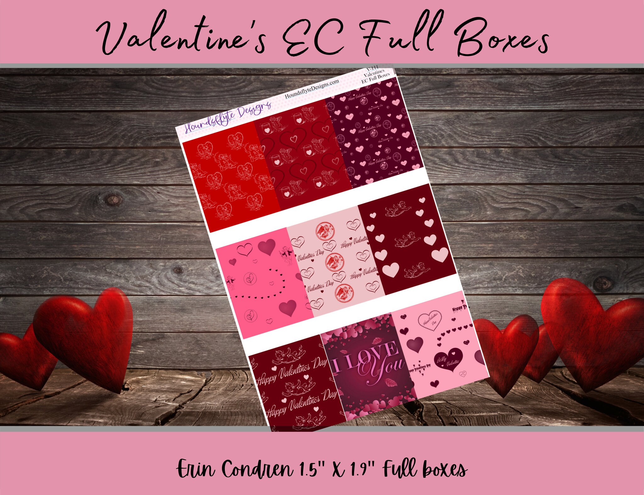 Planner Stickers - Valentine's Day - Etsy
