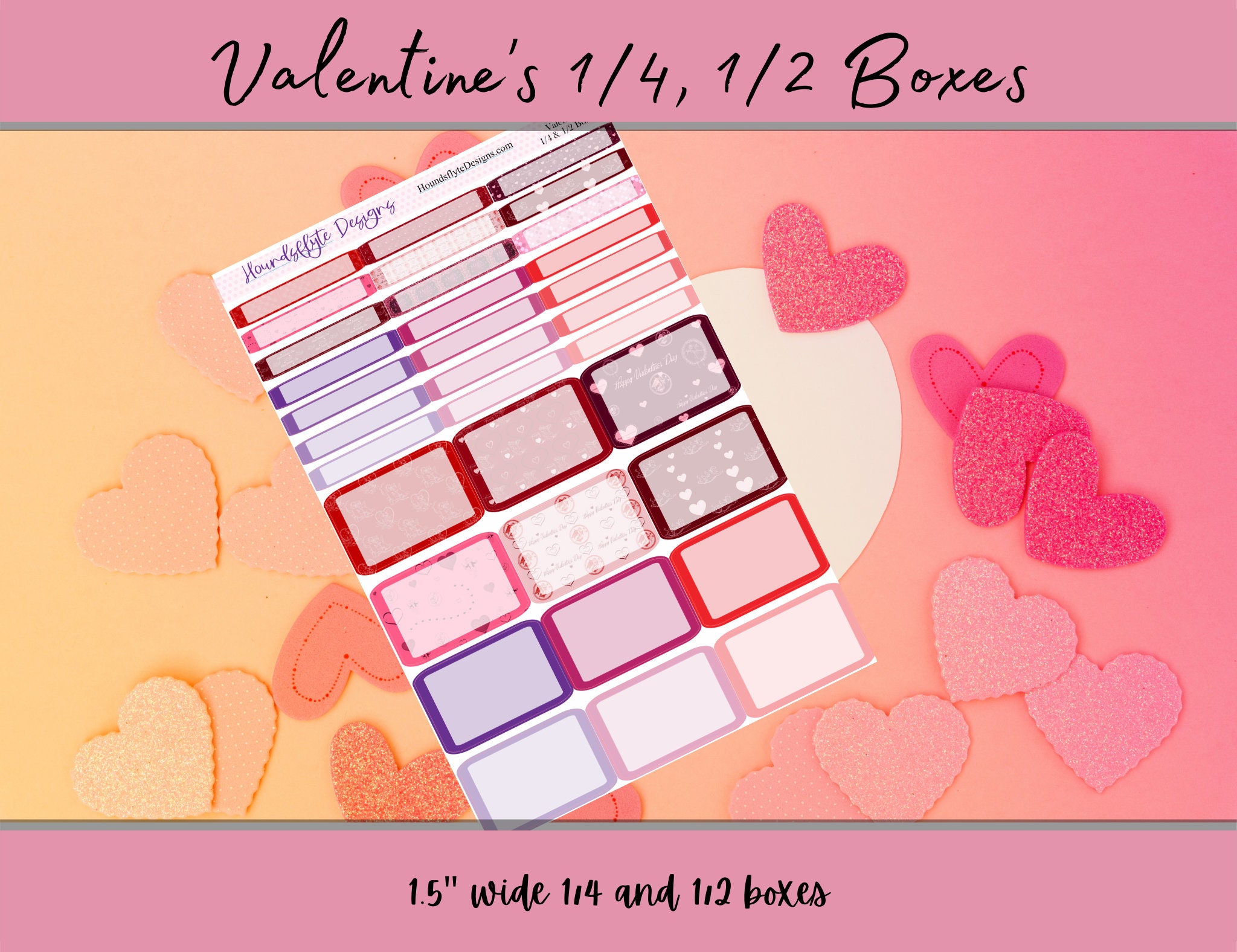 Planner Stickers Valentine's Day - Etsy
