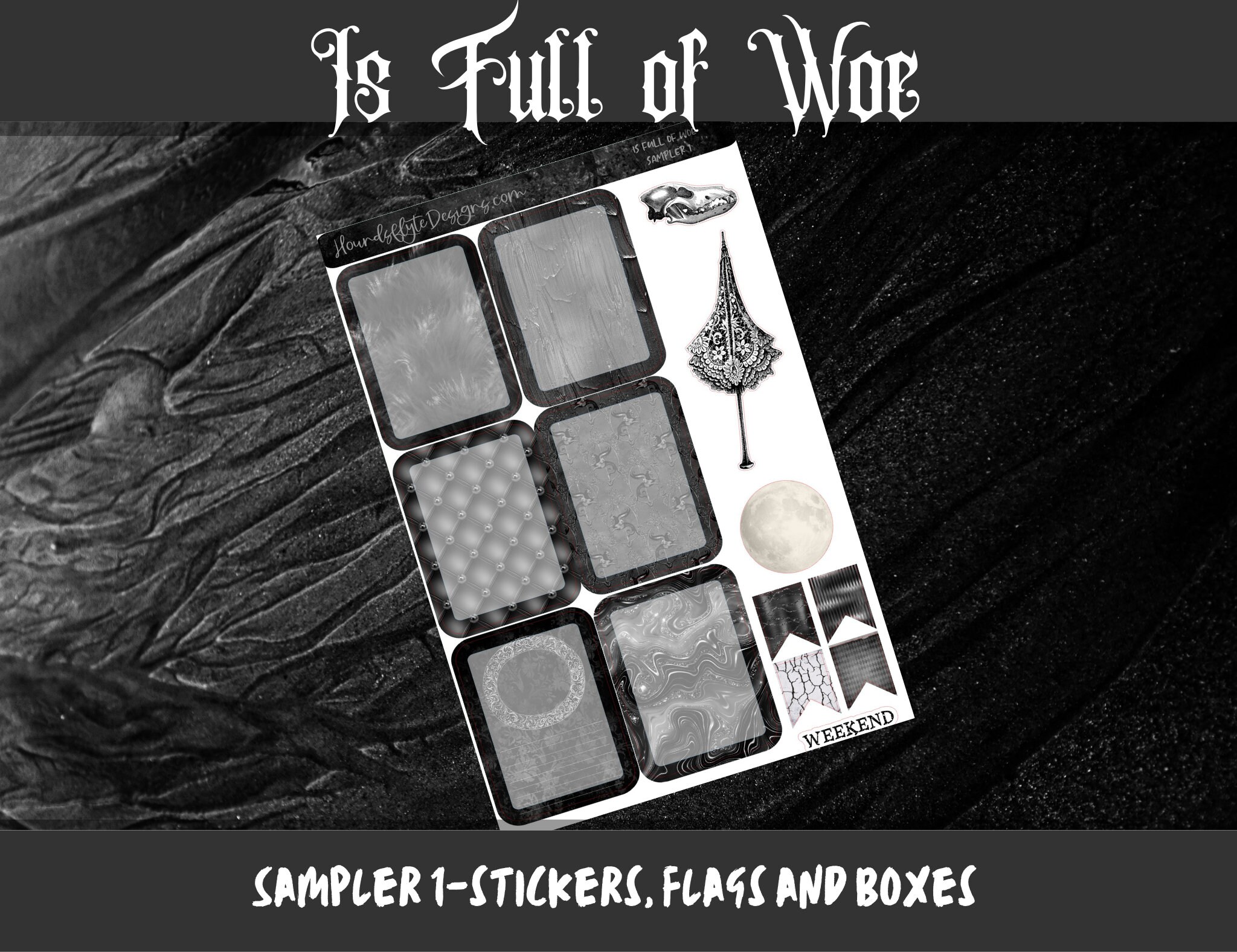 Planner Stickers - is Full of Woe - Etsy